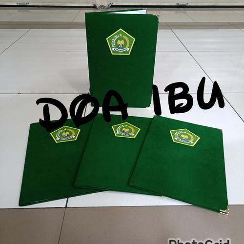 Jual map kantor map bludru upacara logo Kementerian Agama ukuran F4 ...