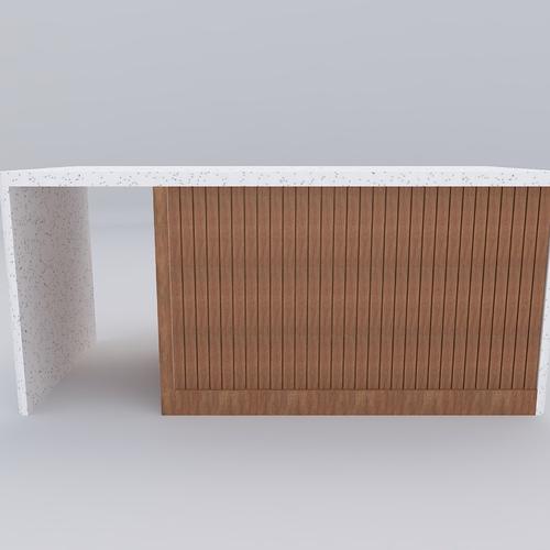 Jual Meja island top table solid surface custom - Kota Tangerang ...