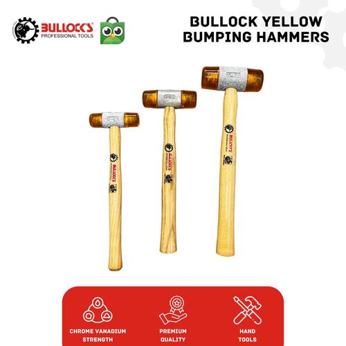 Promo Palu Gagang Kayu Yellow Bumping Hammer 27 32 40 MM / Palu Plastik - Bullocks - 27mm ...