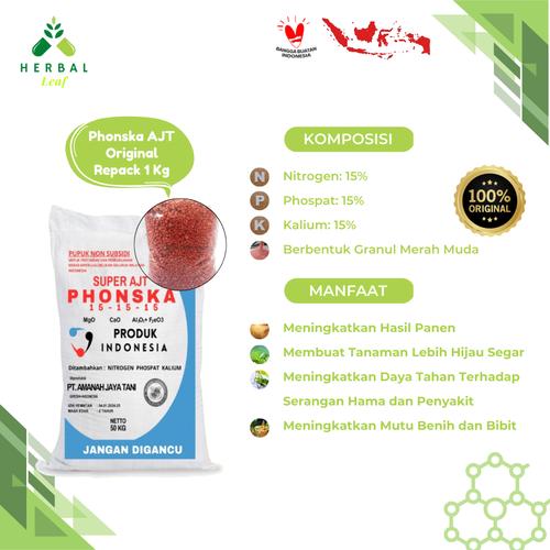 Jual Pupuk Phonska 15 15 15 Super AJT Repack 1 Kilo/ 1Kg Original - Kab ...