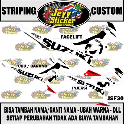 Jual Striping Sticker Custom Satria Fu Facelift Barong Cbu Injeksi ...