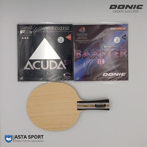 Promo Bat tenis meja Donic Original carbon plus rubber set bintik ...