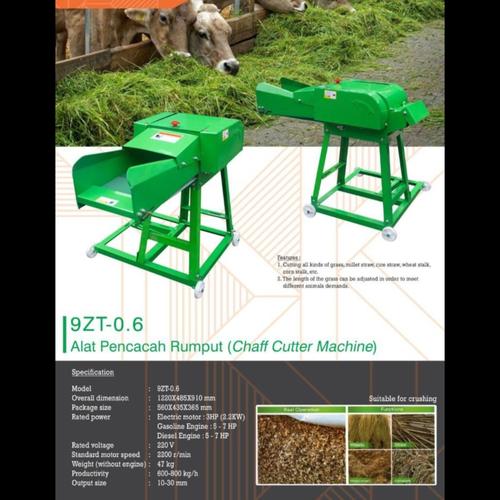 Jual Mesin pencacah rumput . Chaff chat cutter 800 kg /jam . Pertanian ...