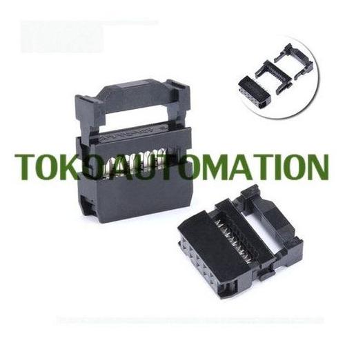 Jual 10Pin Socket IDC Connector ISP 10P Soket Konektor 2.54 FC 10 Pin ...