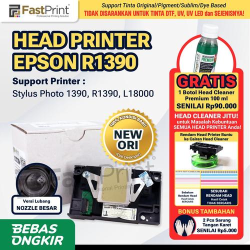 Jual Print Head Print Epson 1390 R1390 L1800 Generasi Terbaru New ...