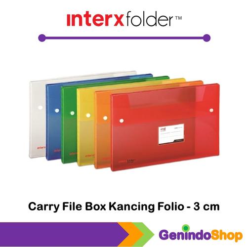 Jual Map Carry File Box 3 cm FC/Folio Interxfolder - Kab. Tangerang ...