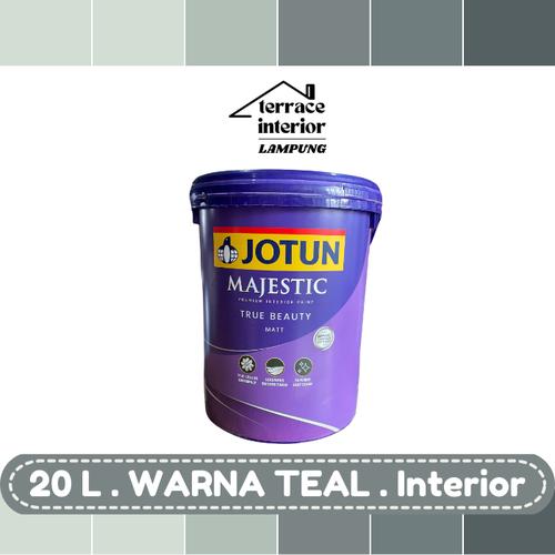 Jual Cat Tembok Majestic True Beauty Matt Jotun Warna Teal 20 L - Ice Poppy - Kota Bandar ...