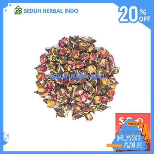 Jual TEH BUNGA MAWAR EMAS / GOLDEN EDGE ROSE BUD TEA 10 GRAM TERBAIK ...