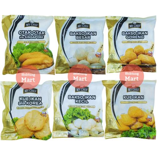 Jual My Chef All Varian 500gr Seafood Bakso Ikan Kue Ikan Goreng/Otak ...