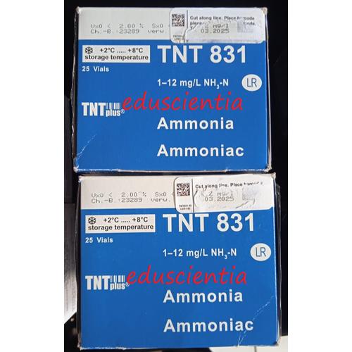Jual Ammonia TNTPLUS, TNT831, TNT 831, LR (1-12 mg/L NH3-N), 25 Tests ...