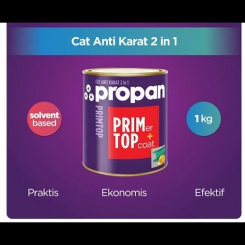 Jual CAT BESI ANTI KARAT 2 IN 1 PROPAN PRIMTOP 88 - 1KG - BLACK DOFF ...