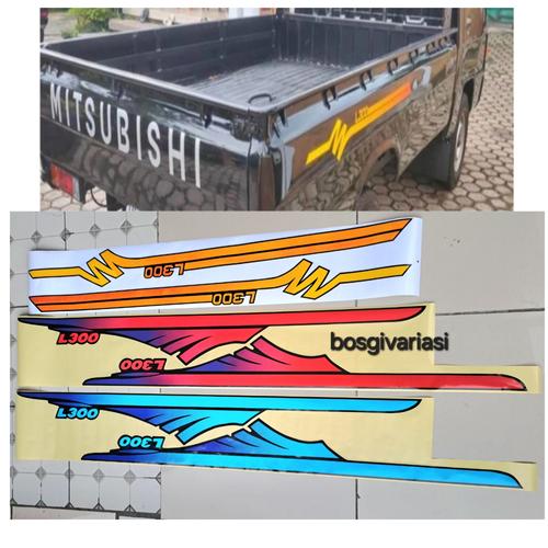 Jual stiker l300 pick up / Sticker body samping L300 pick up bak ...