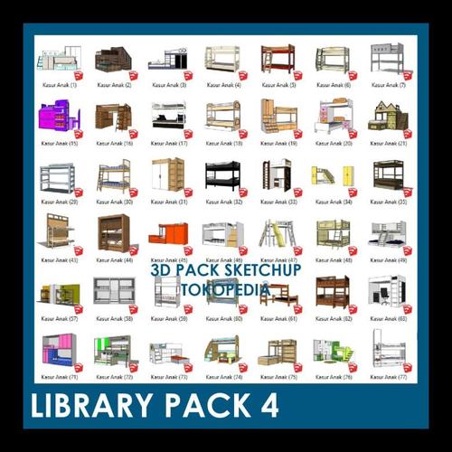 Jual Software Multimedia Sketchup Model Library Pack 04- Sketchup 8 ...