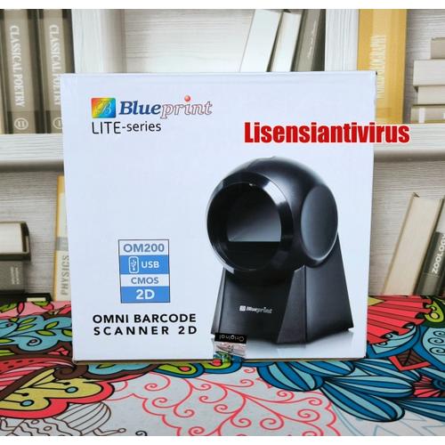 Jual Omni Barcode Scanner OM200 BLUEPRINT 2D Auto Scan, QR code ...