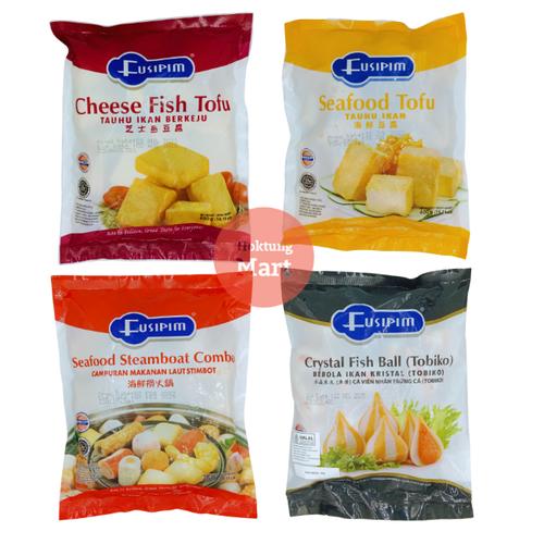 Jual Fusipim All Varian Seafood Tofu/Steamboat/Cheese Fish Tofu/Crystal ...