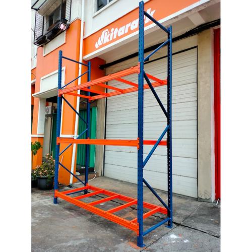 Promo Rak Palet 1 TON Pallet Rack Heavy Duty Panjang 2.7M Tinggi 4M ...