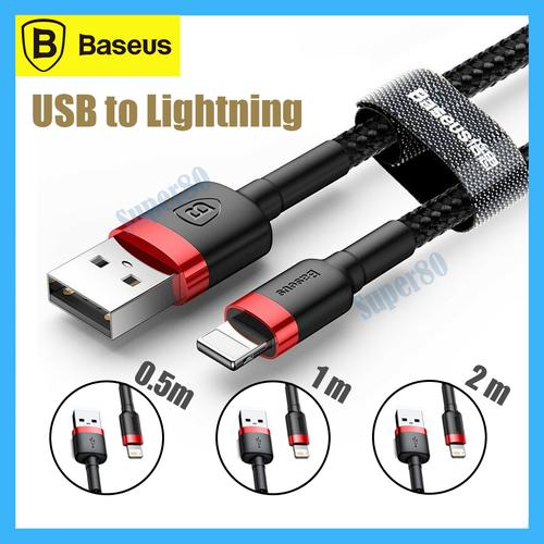 Jual Baseus Lightning Cable Kabel Data Fast Charging iPhone 1m 2m Type ...