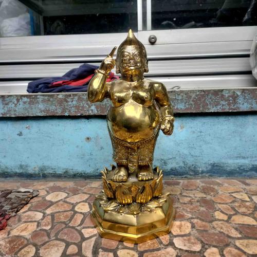 Jual Patung Dewa Semar Ismaya Warna Emas Bahan Kuningan Sari - Kab ...