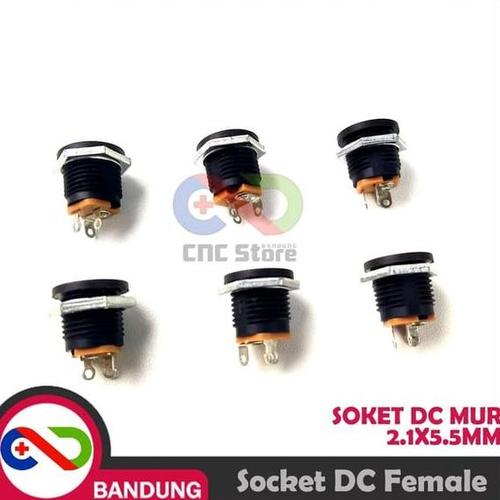 Jual SOCKET SOKET DC MUR 2.1X5.5MM PANEL MOUNT FEMALE POWER SUPPLY ...