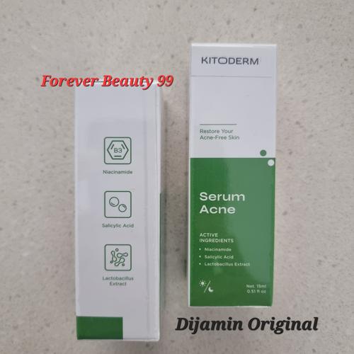 Jual Kitoderm Serum Acne (BOX) - untuk jerawat plus whitening - Jakarta ...