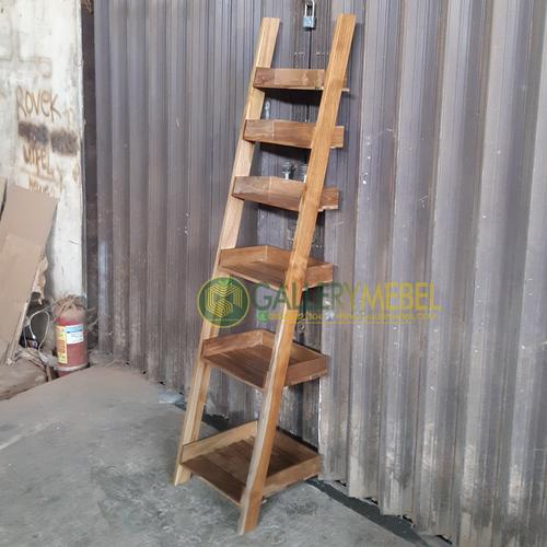 Jual Rak Dinding Susun Model Tangga / Rak Hiasan Display Ruang Tamu ...