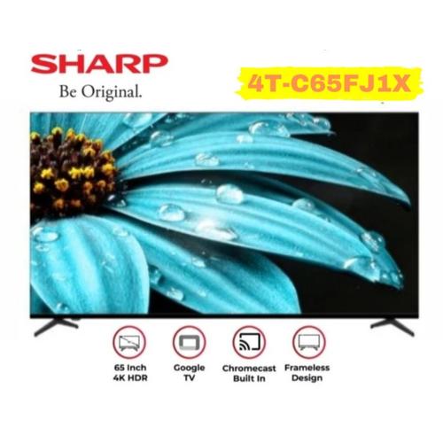Jual Sharp 4T-C65FJ1X LED TV 65 Inch 65FJ1X Google TV UHD 4K - 65FJ1 - UNIT ONLY - Jakarta Pusat ...