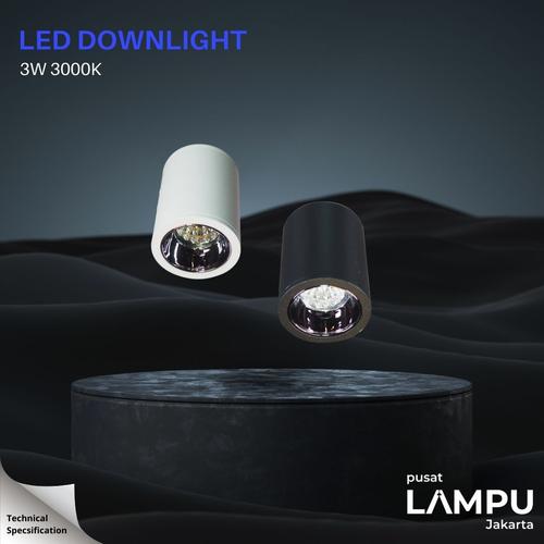 Jual Mini OUTBOW Spotlight MINI 3W 3000K WARM WHITE yms - body white ...