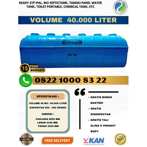 Jual Septic tank Biosys Biotech Sistem Tipe RC 40 / 40.000 liter ...