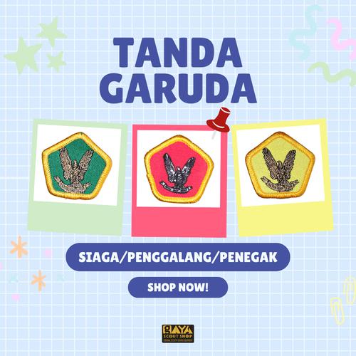 Promo Patch Emblem Woven Tanda Pramuka Garuda Siaga, Penggalang, dan ...