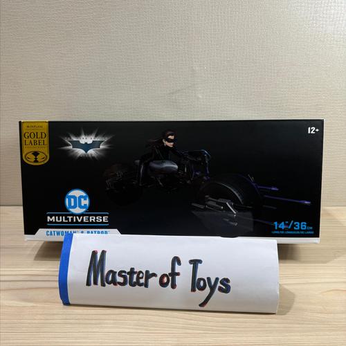 Jual McFarlane DC Multiverse Cat Woman & Batpod The Dark Knight Rises ...