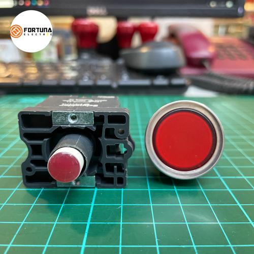 Jual Schneider Illuminated Push Button XA2EW34M1 220VAC 1NO Red Merah ...