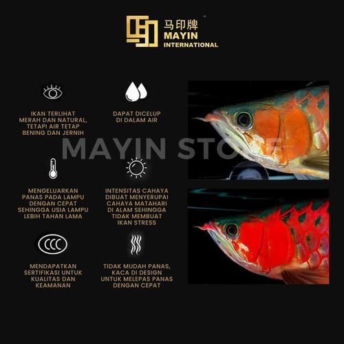 Jual NR MAYIN LAMP VIEW Lampu LED celup Aquarium ikan Arowana Arwana ...