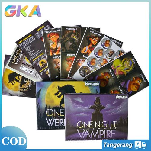 Jual Kartu Ultimate Werewolf/One Night Werewolf Game/Card Board Game ...