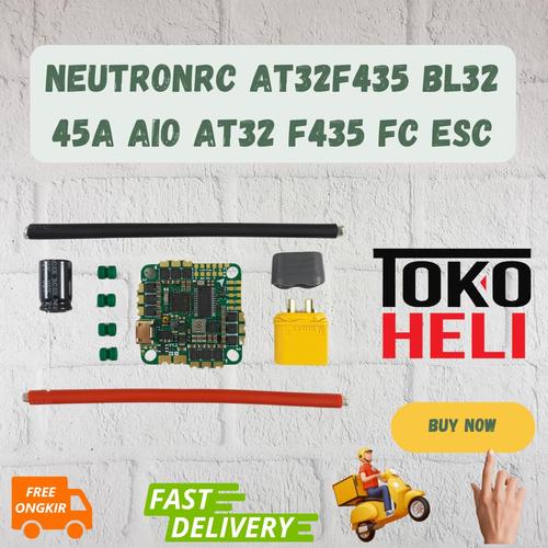 Jual NeutronRC AT32F435 BL32 45A AIO AT32 F435 Flight Controller FC ESC ...