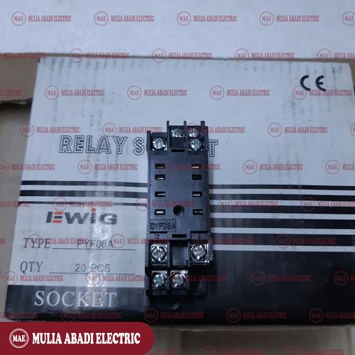 Jual Socket Relay MY2 / MY2N / H3Y PYF08A 8-Pin Ewig - Jakarta Pusat ...