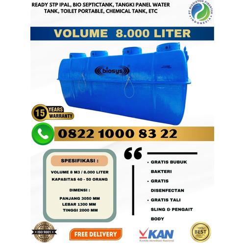 Jual Septic tank Biosys Biotech Sistem Tipe RC 8 / 8.000 liter ...
