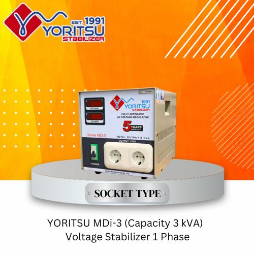 Jual Stabilizer Listrik Stavolt Listrik Avr Yoritsu MDi 3000VA Socket ...