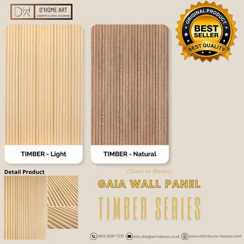 Jual Wood Panel WPC Gaia Timber Series / Wall Panel PVC / Panel Dinding ...