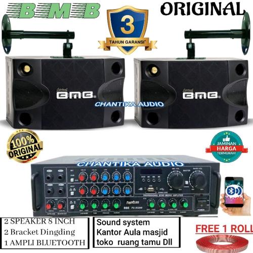 Jual Speaker Bmb 8 inch Ampli bluetooth Paketan sound system Ruang tamu ...