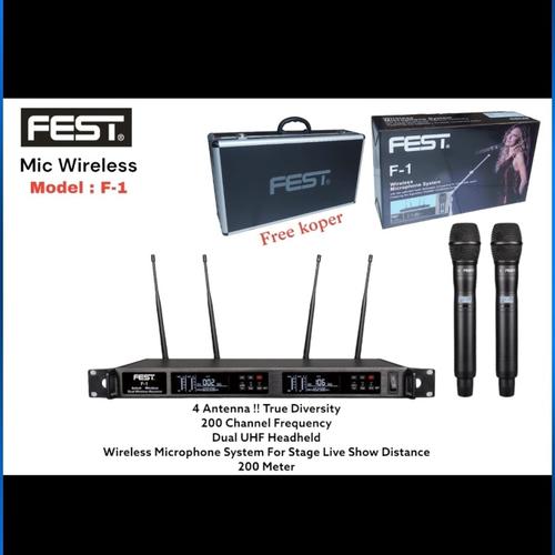 Jual Mic wireless fest f1 f 1 handheld microphone original - Jakarta ...