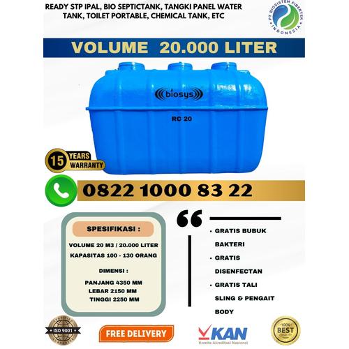 Jual Septic tank Biosys Biotech Sistem Tipe RC 20 / 20.000 liter ...