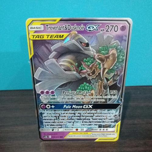 Jual Kartu Pokemon Indonesia Trevenant & Dusknoir GX Tag Team RR - Kota ...