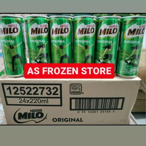 Jual Milo Can 1 Dus 220ml / Milo Kaleng 1 Dus 220ml 1 Dus 24 Pcs ...