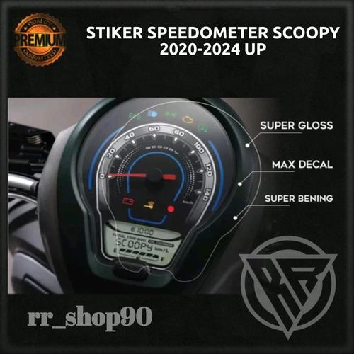Jual Stiker Speedometer Anti Gores Pelindung Speedometer motor Scoopy ...