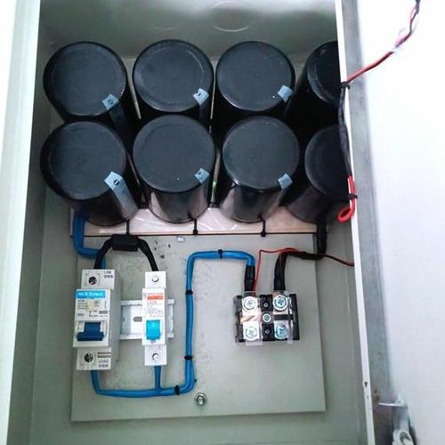 Jual kapasitor bank 12v 24v 48v DC capacitor bank DC PLTS box panel ...
