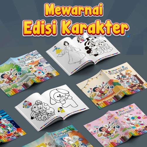 Jual Buku Mewarnai Full Colour Color - buku mewarnai anak Belajar ...