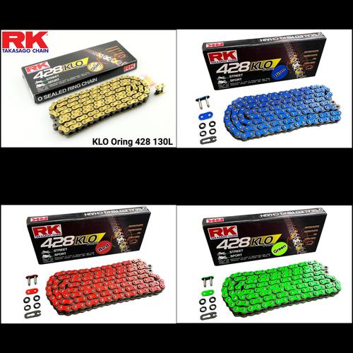 Jual Rante Rantai RK Chain 428-130L KLO O-Ring CBR GSX CRF KLX 150 ...