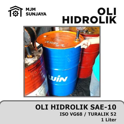 Jual Oli Hidrolik SAE 10 PER 1 LITER Pompa Hidrolis ISO VG 68 Turalik ...