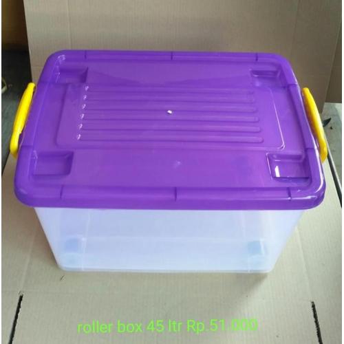Jual container box roda 45 liter / boxer roda / tempat perkakas roda ...