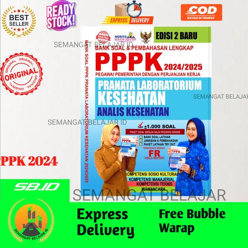 Jual BUKU PPPK PRANATA LABORATORIUM KESEHATAN 2024 - 2025 TERBARU - Kota Bandung - Danie Book ...